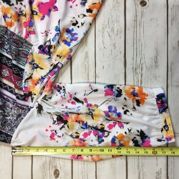 Dresses | Peasant Style Floral Print Festival Shift Dress | Poshmark